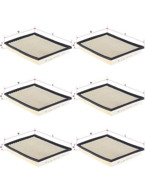 6 X SAKURA Air Filter FA-1908 fits Ford Falcon 5.0 EL Efi V8 EUR 90,23 ...
