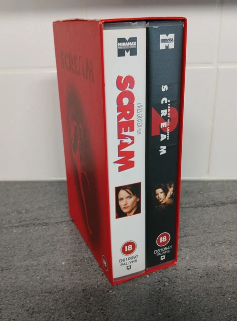 SCREAM 1 & 2 VHS Boxset. Preloved. £16.31 - PicClick UK