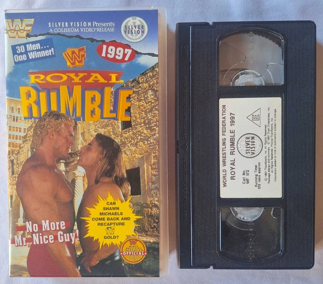 WWF ROYAL RUMBLE 1997 - VHS Video- TESTED! - Great Condition! - WWE WCW ...
