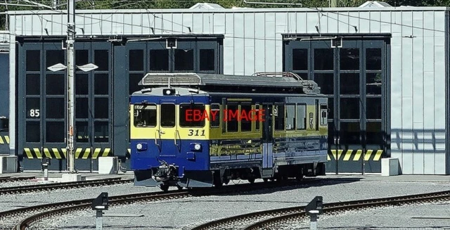 FOTO BERNER OBERLAND-BAHN (Bob) Elektrischer Triebwagen Abeh 4/4 Ii 311 ... FOTO BERNER OBERLAND-BAHN (Bob) Elektrischer Triebwagen Abeh 4/4 Ii 311 ...