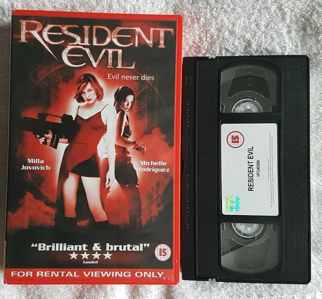 RESIDENT EVIL (VHS)BIG BOX - Milla Jovovich + Michelle Rodriguez ...