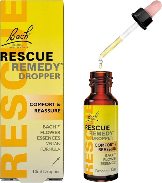 RESCUE REMEDY 10ML Dropper, Comfort & Reassure £8.91 - PicClick UK