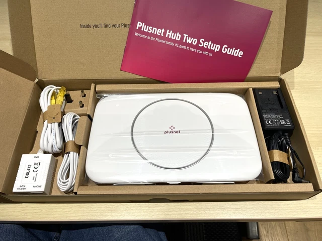PLUSNET HUB TWO Wireless Broadband Router WiFi - New in box, unused £19 ...