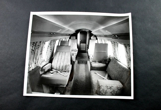 PHOTO AVION - AIRPLANE AIRCRAFT LOCKHEED - JET STAR INTERIOR ...