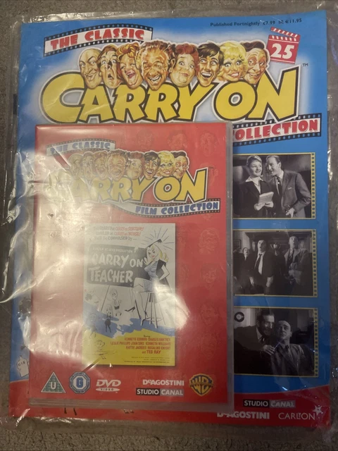 CARRY ON FILM Collection Carry on Teacher DVD & Magazine (sealed) Issue ...