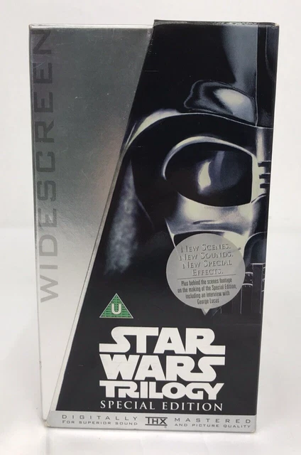 STAR WARS TRILOGY Special Edition Widescreen VHS Tapes box set £9.99 - PicClick UK