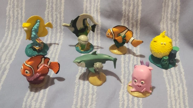 DISNEY PIXAR FINDING Nemo Figures Cake Toppers Gil/Pearl/Bloat/Dory ...