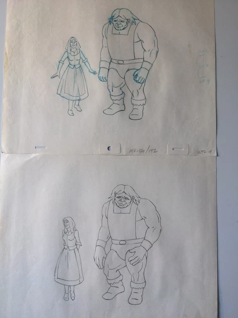 VINTAGE HE-MAN ANIMATION CELS ART FILMATION STUDIOS ART DRAWING 80s MOTU HM2 £12.43 - PicClick UK