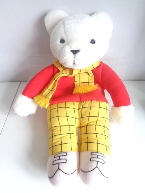 RUPERT BEAR VINTAGE Soft Plush Toy Pyjama Case 21 inch by Boots 1992 £ ...
