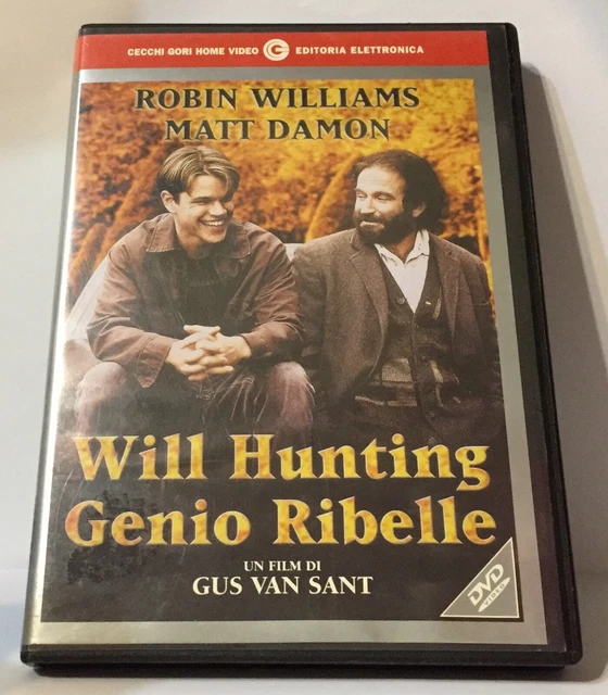 WILL HUNTING GENIO Ribelle DVD Robin Williams Matt Damon Gus Vin Sant ...