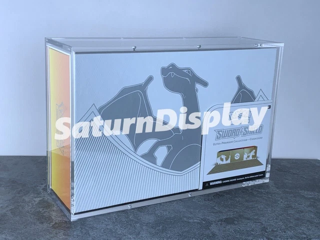 PRE-ORDER POKEMON CHARIZARD Ultra Premium Collection Box - Acrylic Case ...