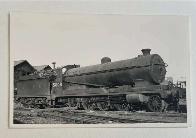 LNER RAILWAY LOCOMOTIVE Photograph- 5008 Colwick - F1299 £3.50 ...