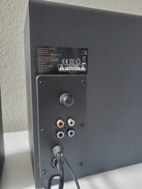 LOGITECH S-00154 SUB woofer and speaker system £22.56 - PicClick UK