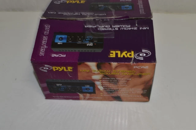 PYLE PCA2 MINI 2X40W Amplificateur De Puissance Stéréo (SLS81) EUR 38 ...