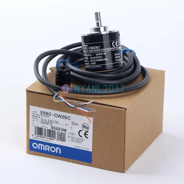 OMRON ROTARY ENCODER E6B2-CWZ6C 600P/R E6B2CWZ6C 5-24V NEW $34.54 ...