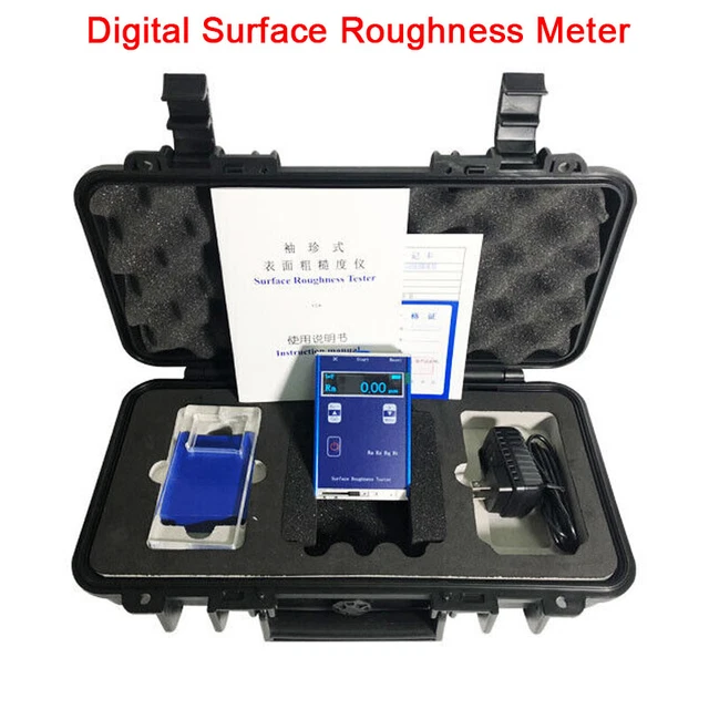 HANDHELD HIGH PRECISION Digital Surface Roughness Meter Test Ra Rz Rq ...