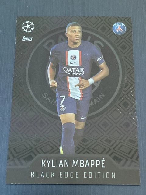 MATCH ATTAX EXTRA 2022/2023 Bc 4 Kylian Mbappe (Psg) Black Edge Edition ...