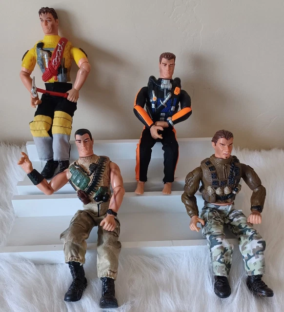 VINTAGE COLLECTION LANARD Toys Ultra Corps 12" Military Action Figures ...