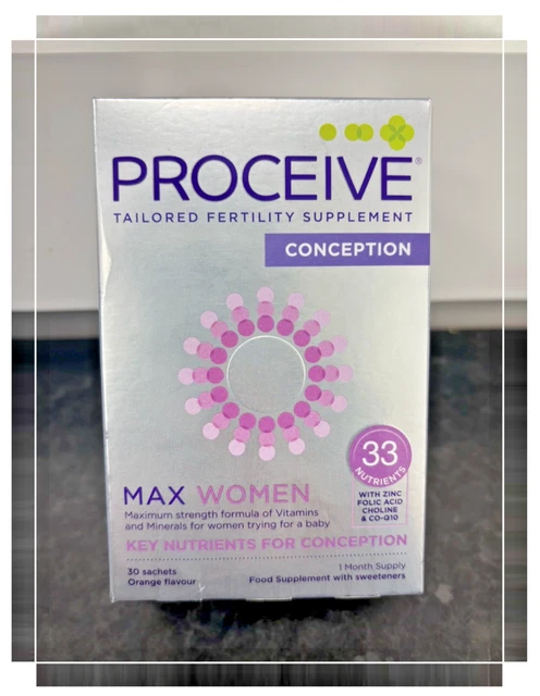 PROCEIVE ADVANCED FERTILITY Supplement | Conception Max Women - 30 ...
