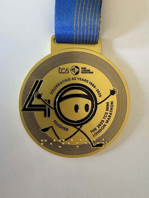 LONDON MINI MARATHON 2025 Finishers medal £21.52 - PicClick UK