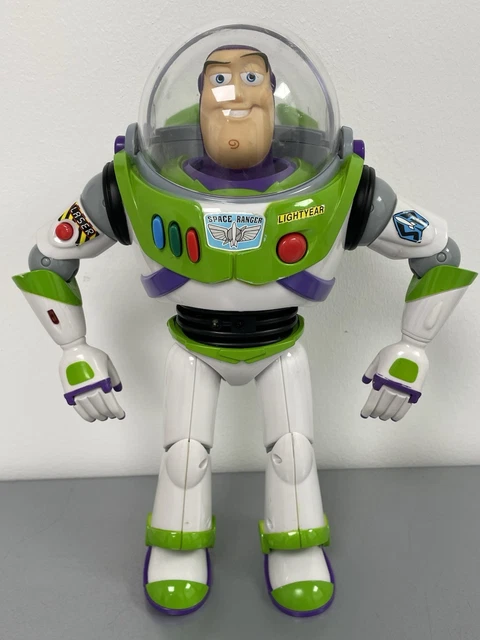 DISNEY PIXAR TOY Story Buzz Lightyear Interactive 12" Figure Thinkway ...