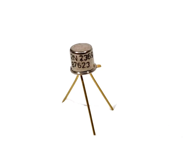 2N2369 N-P-N SILICON Switching Transistor TO-18 GOLD Leads . NEW / QTY ...