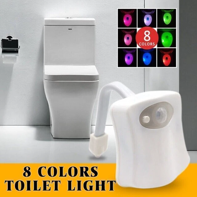 8 COLOR MOTION Sensor Toilet Lid Toilet Seat LED Toilet Seat Toilet ...