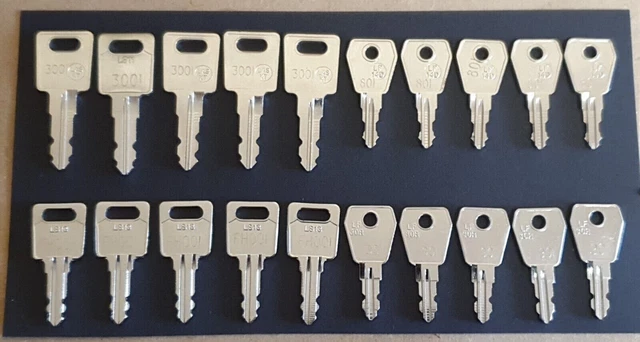 KENTEC FIRE ALARM Isolation Panel Switch Keys x 20 - 5 of each key. £49 ...