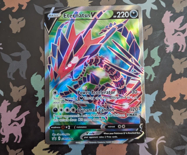 ETERNATUS V SWSH044 Full Art Sword & Shield Black Star Promo Pokemon ...
