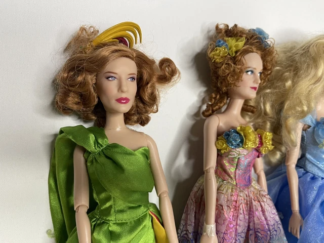 DISNEY CINDERELLA LIVE Action Movie Doll Set Princess Toy Rare ...