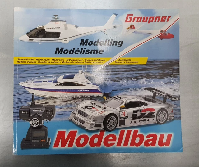 GROS CATALOGUE GENERAL GRAUPNER MODELLING MODELISME MODELLBAU 863 pages ...