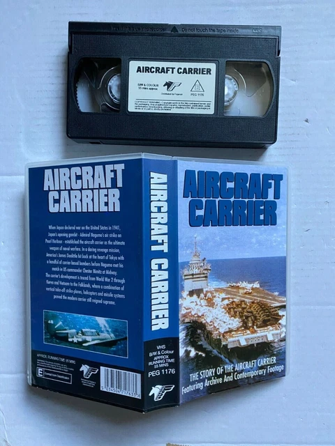 STORY OF THE Aircraft Carrier History Documentary VHS Video NEW UNUSED ...