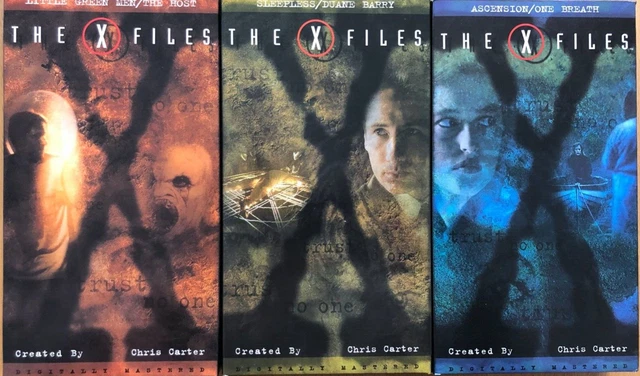 XFILES- BOX SET- 3 Vhs Tapes: 6 Episodes: Little Green Men- Sleepless ...