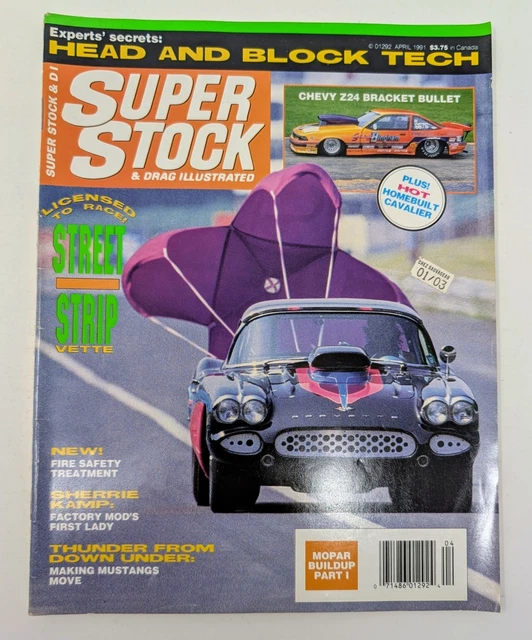 SUPER STOCK & Drag Illustrated Vol. 28 #4 - April 1991 (Bagged/Boarded ...