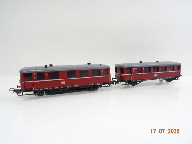 PIKO H0 DIESELTRIEBZUG VT 70 mit Beiwagen VB 140 der DB JL1573 o. EUR ...
