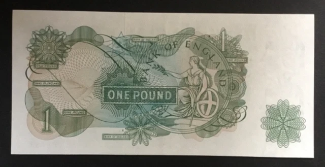 BANKNOTE OF ENGLAND One Pound JS. Fforde. R03B . Replacement Note ...