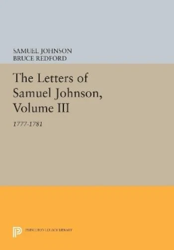 SAMUEL JOHNSON THE Letters of Samuel Johnson, Volume III (Relié) EUR ...