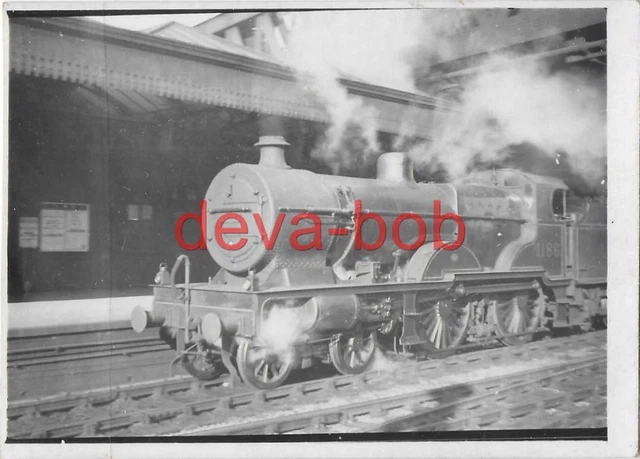 VINTAGE RAILWAY PHOTO LMS 4P Compound 1186 Nottingham Midland Fowler 4 ...