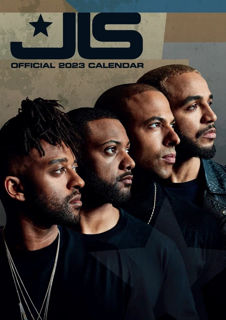 JLS 2023 CALENDAR, Month To View A3 Wall Calendar, Official Product EUR ...