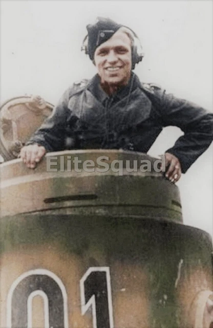 WW2 PHOTO KURT Knispel German tank Commander the highest tank ace of ...