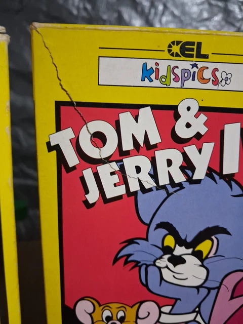 TOM & JERRY: Cartoon Festival+Tom And Jerry 4 VHS 1940 Rare Cardboard ...