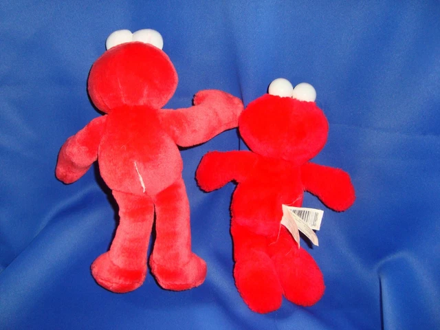 ELMO SESAME STREET Muppet Fisher Price 9" & 10" wired arms legs Lot 2 ...