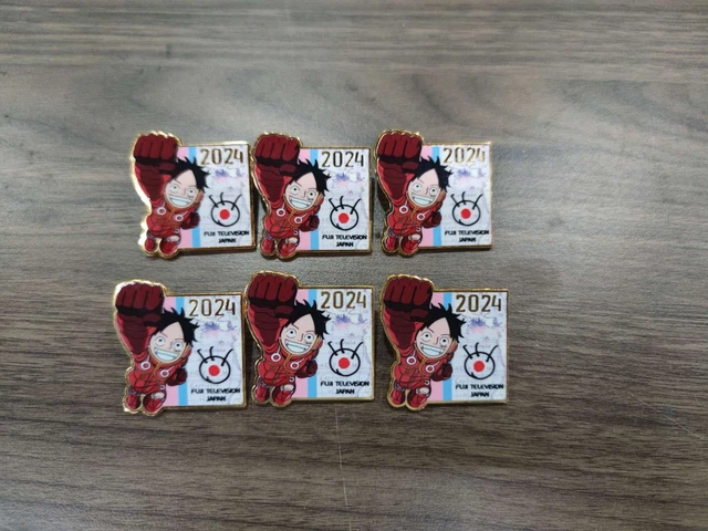 PARIS OLYMPICS 2024 Japan Luffy Fuji TV Media Pin Unofficial Fast ...
