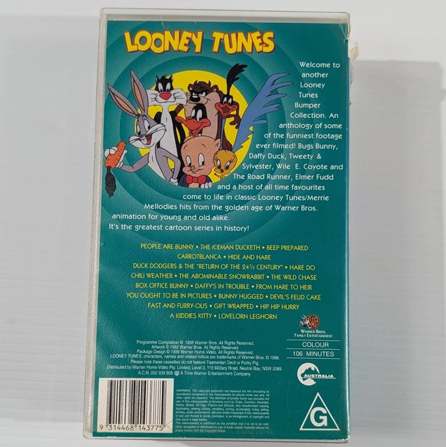 LOONEY TUNES BUMPER Collection Volume 3 VHS $23.99 - PicClick AU