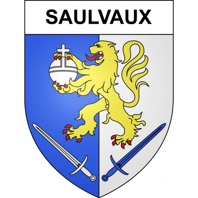 SAULVAUX 55 VILLE sticker blason écusson autocollant adhésif EUR 6,99 - PicClick FR