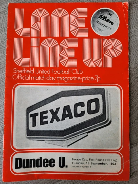 3 X SHEFFIELD United cup competition football programmes. Fair/Good ...