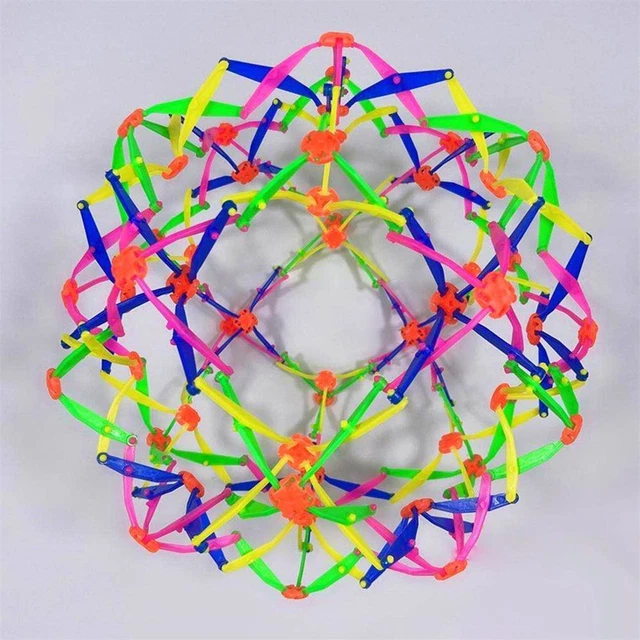 KIDS THROWING BALL Stretching Shrinking Magic Toy Sphere Expanding Ball ...