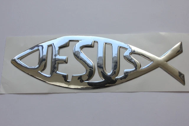 JESUS CHRISTIAN BADGE Emblem for Toyota Mercedes BMW Mazda Hyundai ...