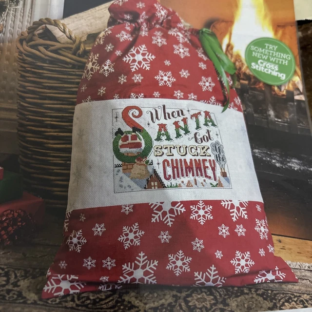 EMMA CONGDONS SANTA Get Stuck Up Chimney Christmas cross stitch chart ...