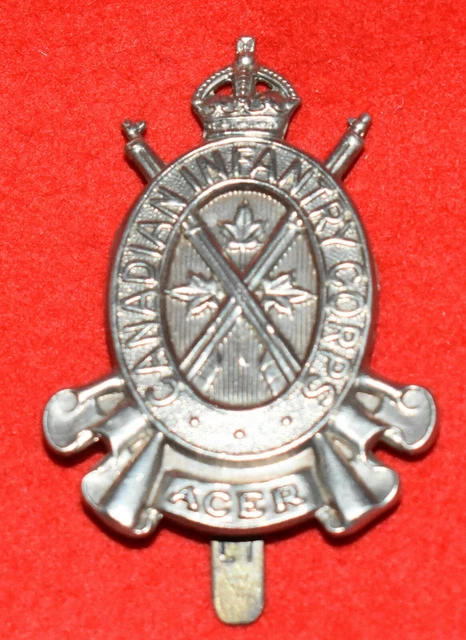 CANADIAN ARMY. CANADIAN Infantry Corps Genuine Cap Badge EUR 35,14 ...